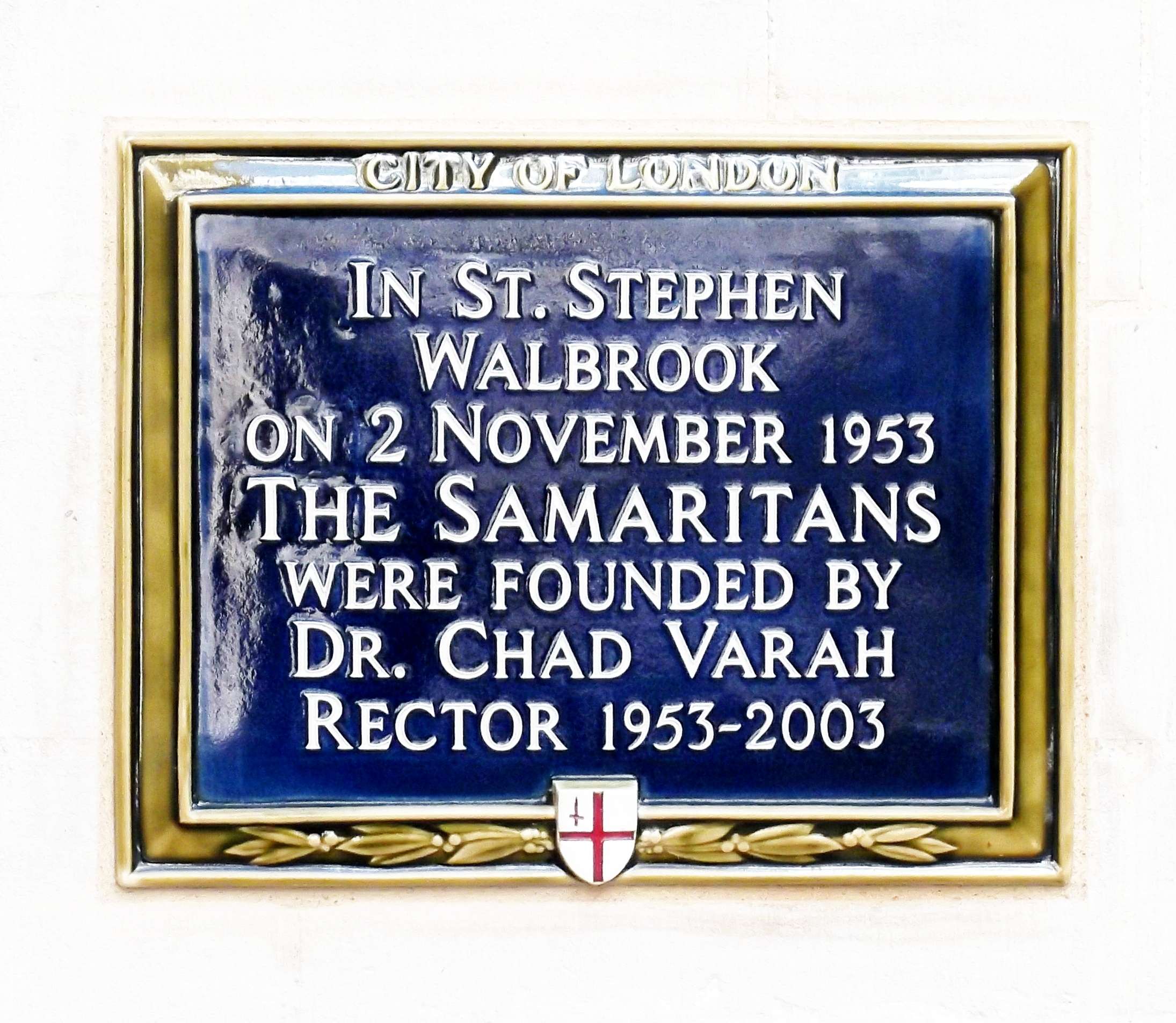 Samaritans | Plaques of London