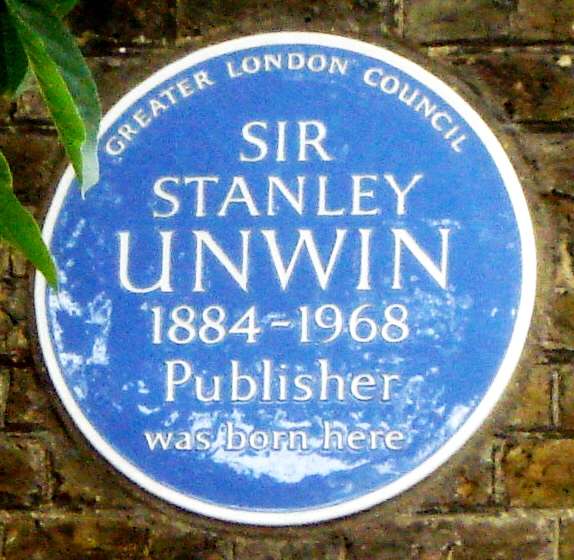 Sir Stanley Unwin | Plaques of London