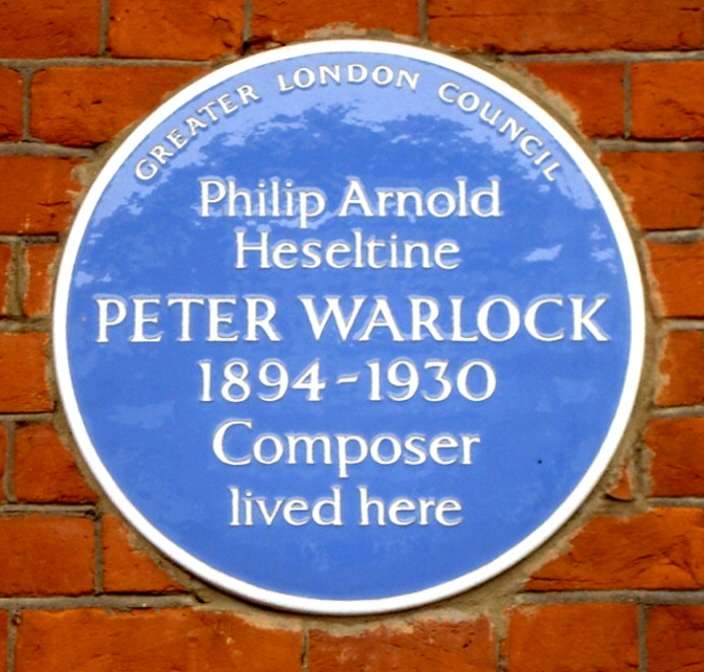 Peter Warlock | Plaques of London