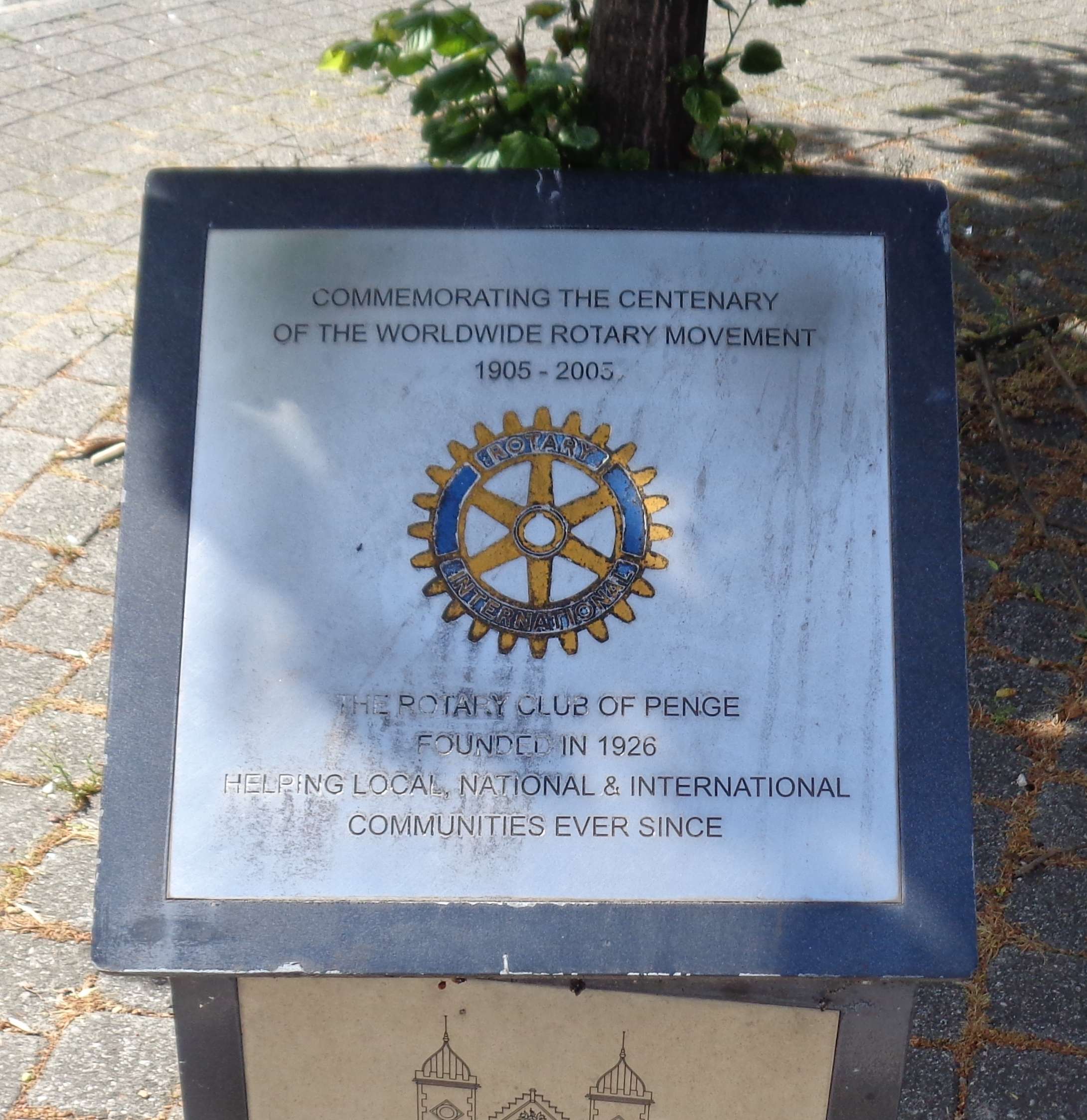 Rotary Movement Centenary | Plaques of London