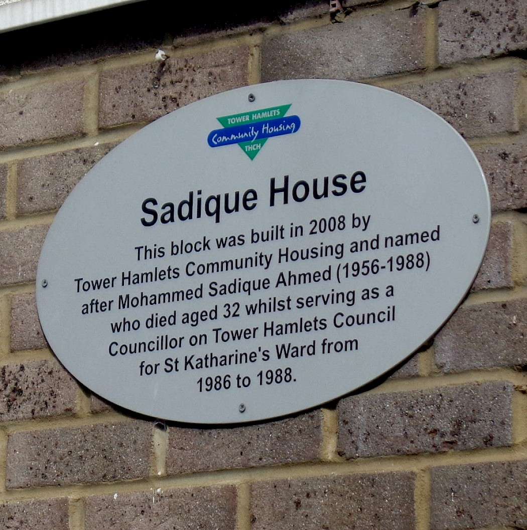 Mohammed Sadique Ahmed | Plaques of London