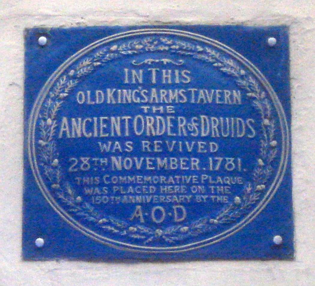 Ancient Order of Druids | Plaques of London
