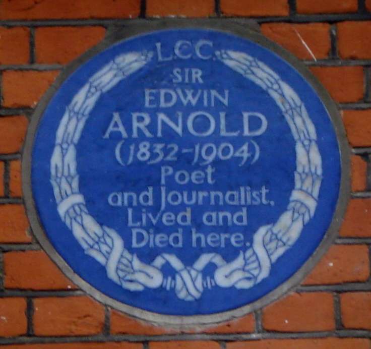 Sir Edwin Arnold | Plaques of London