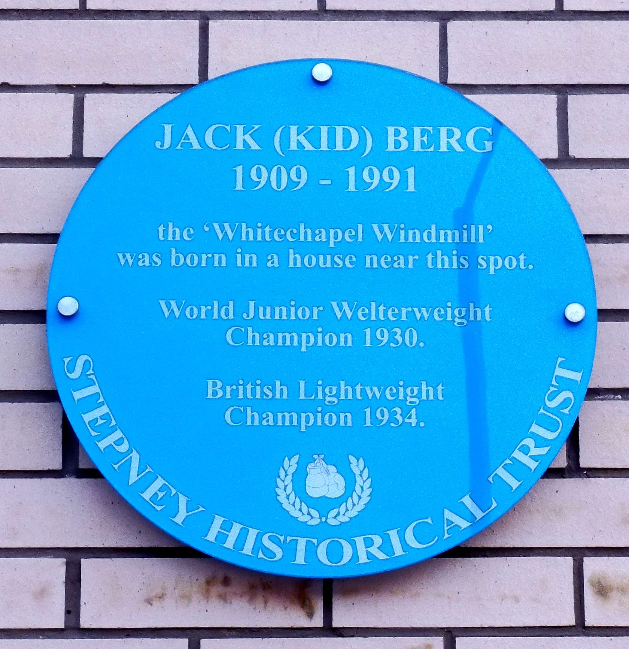 Jack Berg | Plaques of London