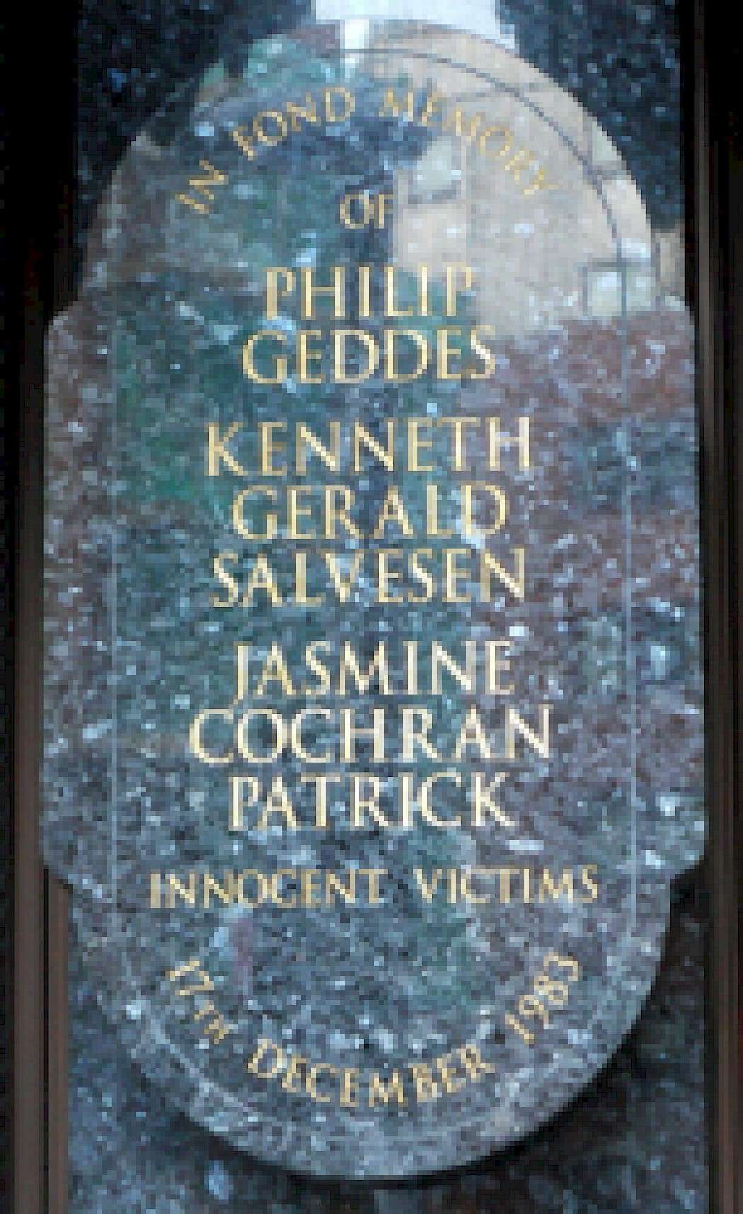 Jasmine Cochran-Patrick | Plaques of London