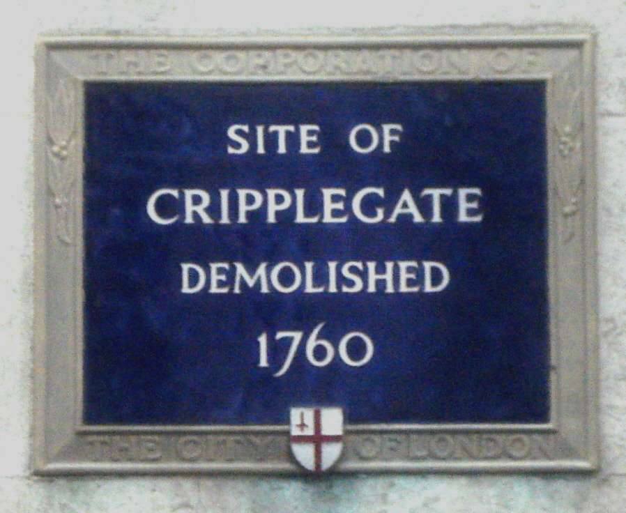 Cripplegate | Plaques of London