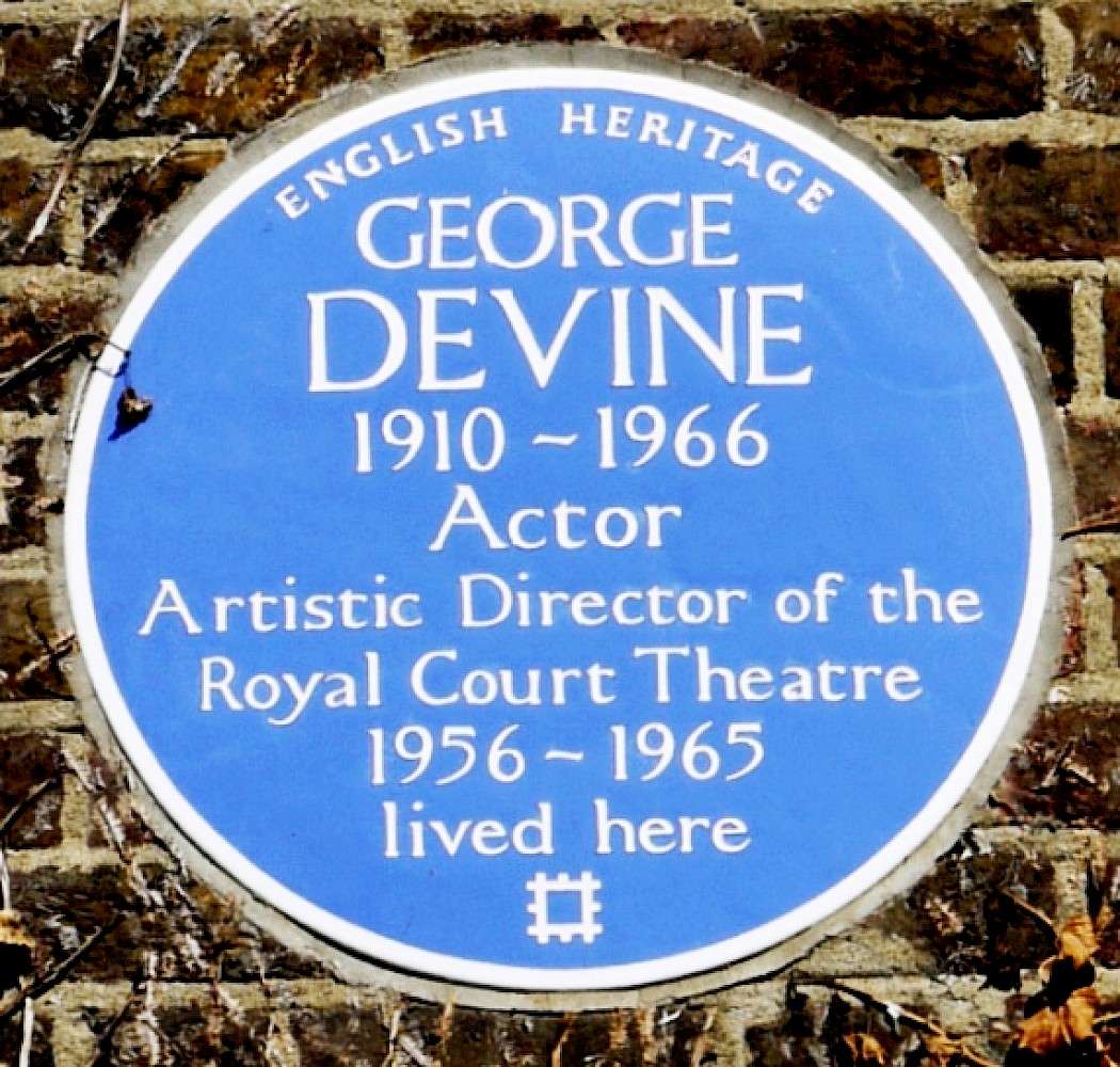 George Devine | Plaques of London