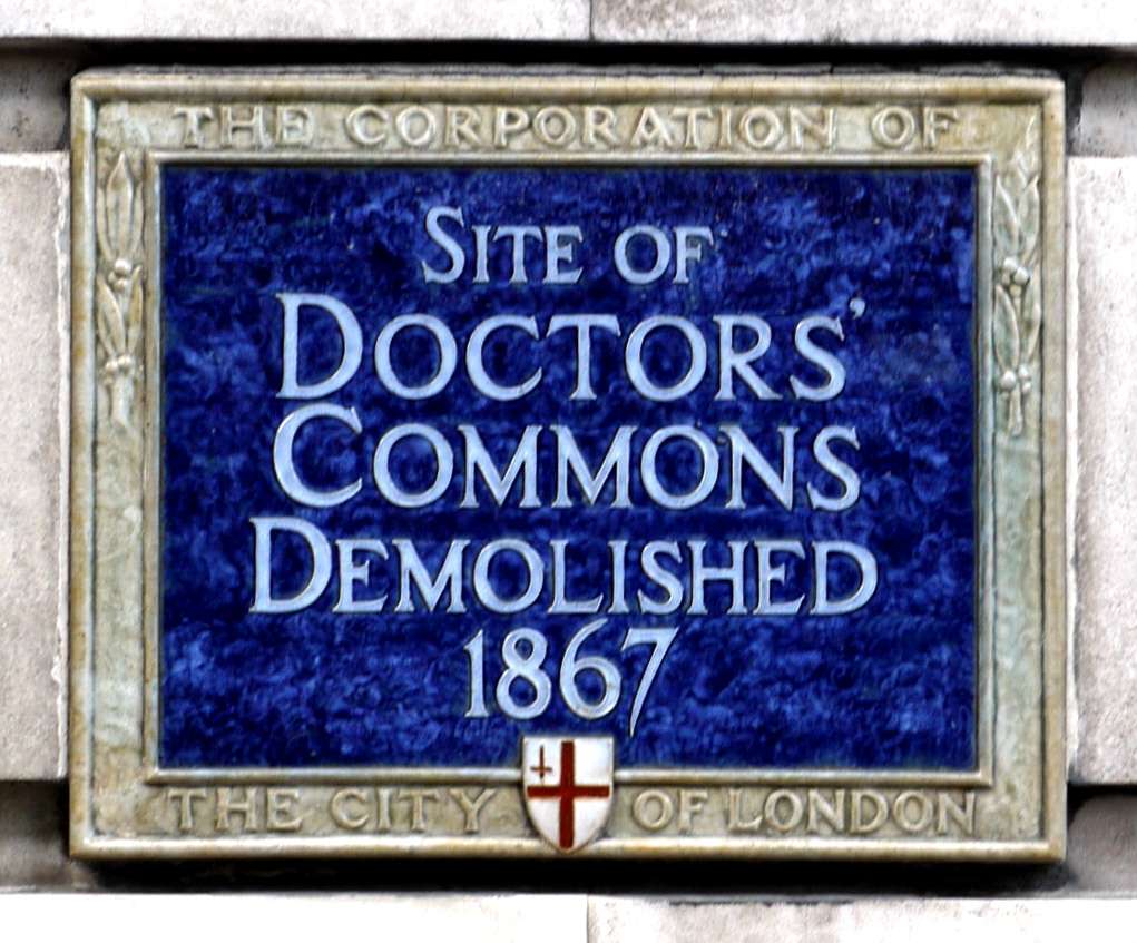 Doctors' Commons | Plaques of London
