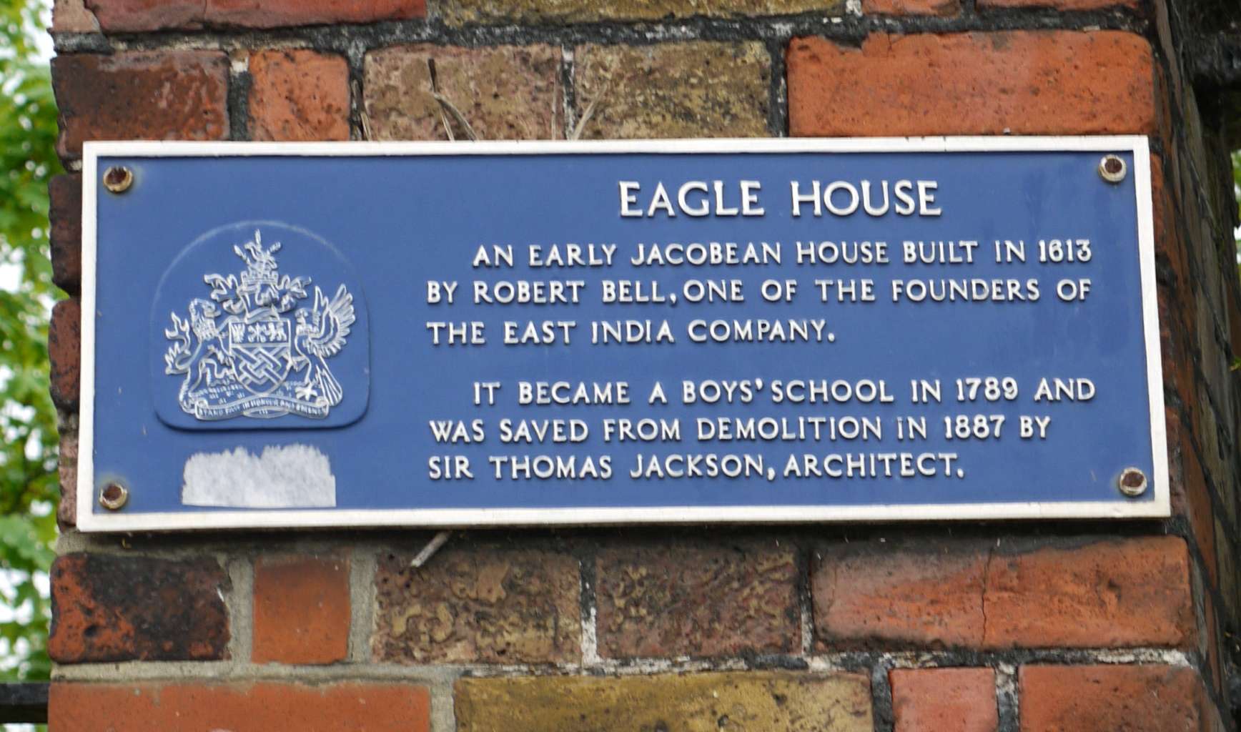 Eagle House - Wimbledon | Plaques of London