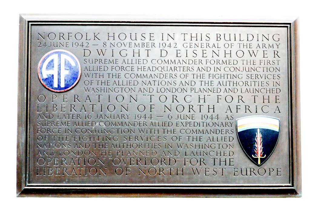 Dwight David Eisenhower - SW1 | Plaques of London