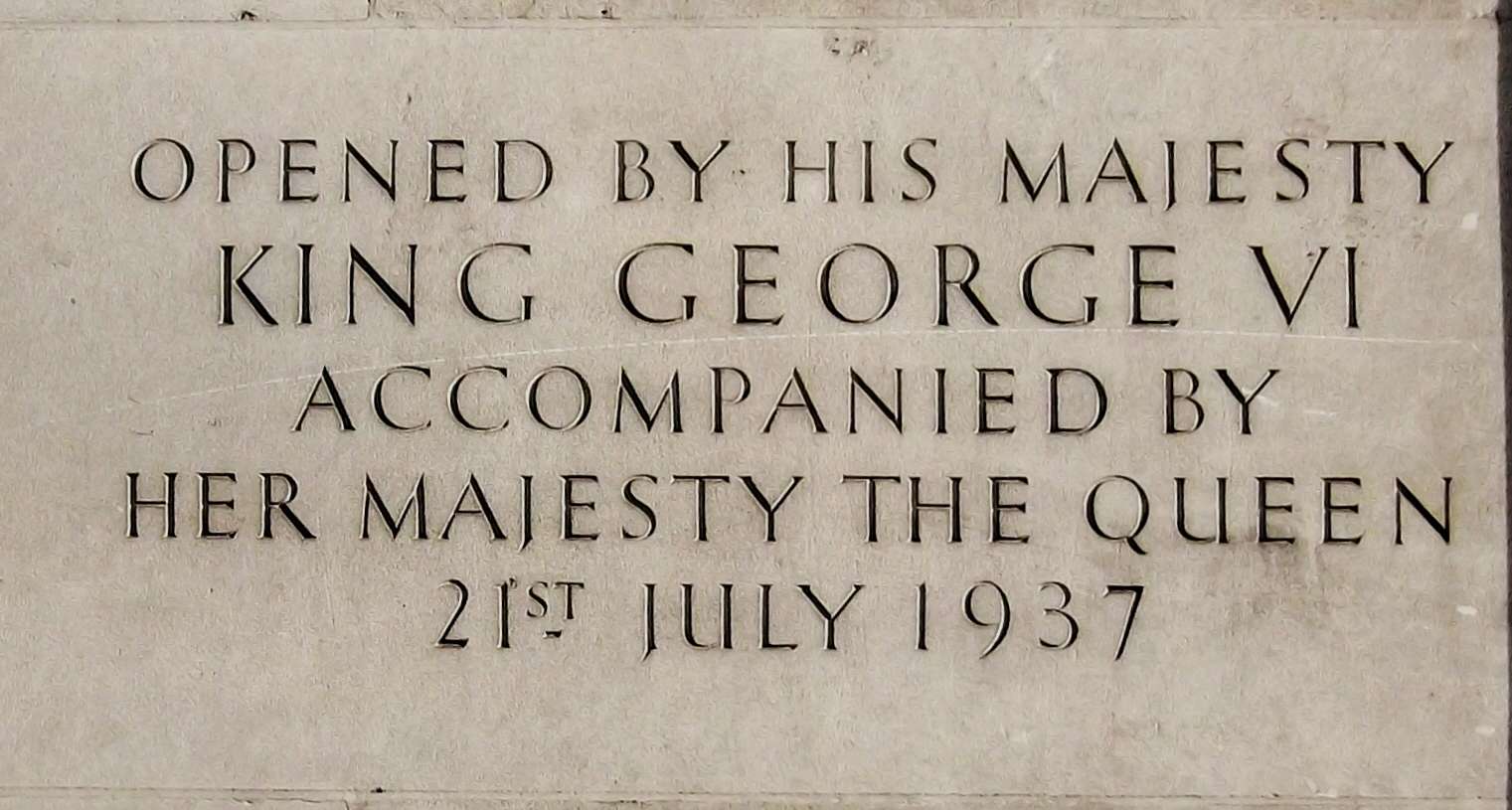 King George the Sixth, SE1 - Albert Embankment | Plaques of London