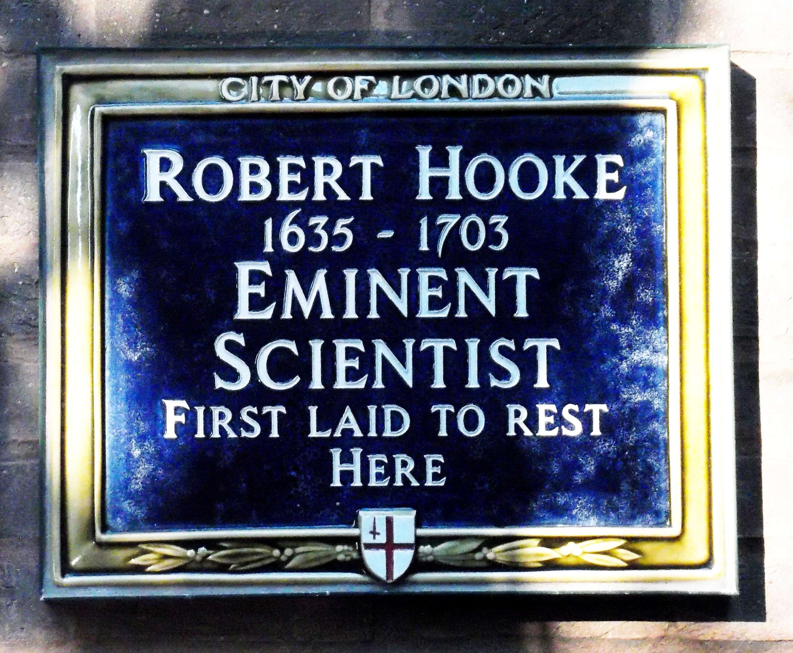 Robert Hooke, EC3 - Undershaft | Plaques of London