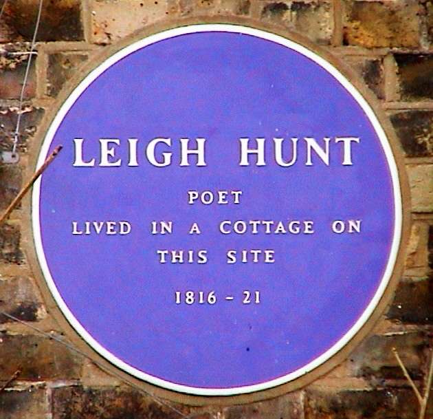 Leigh Hunt - NW3 | Plaques of London