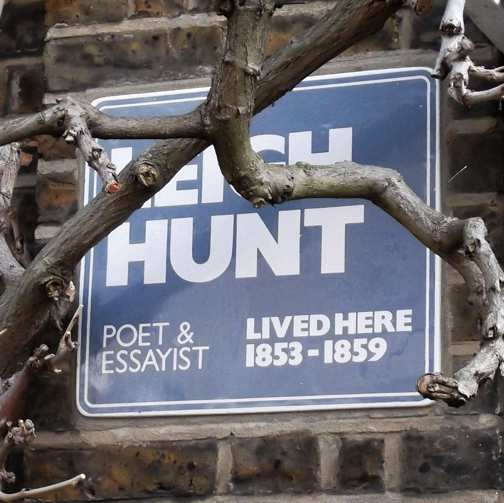 Leigh Hunt - W6 | Plaques of London
