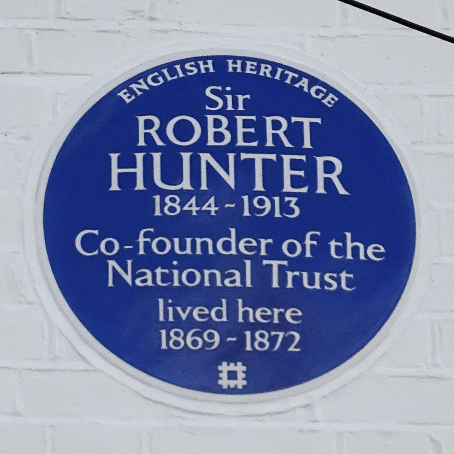 Sir Robert Hunter | Plaques of London