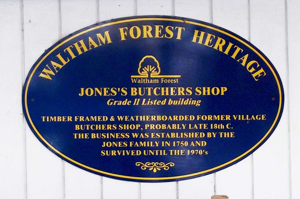 Jones's Butchers Shop | Plaques of London