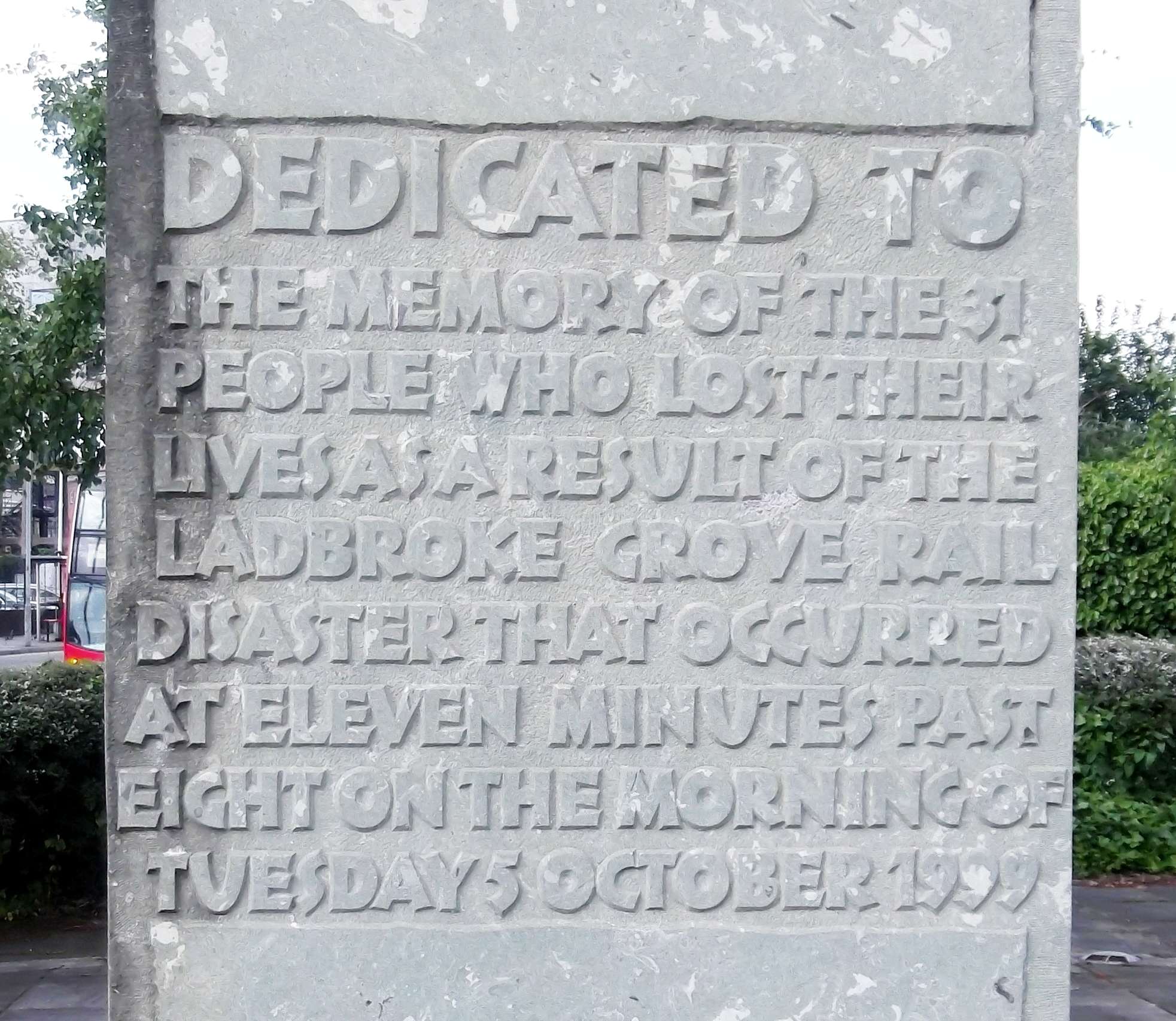 Ladbroke Grove Rail Crash | Plaques of London