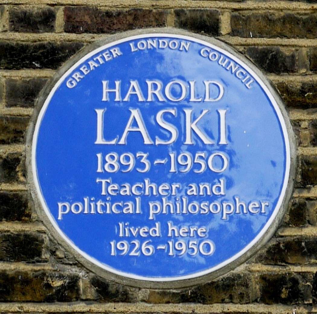 Harold Laski | Plaques of London