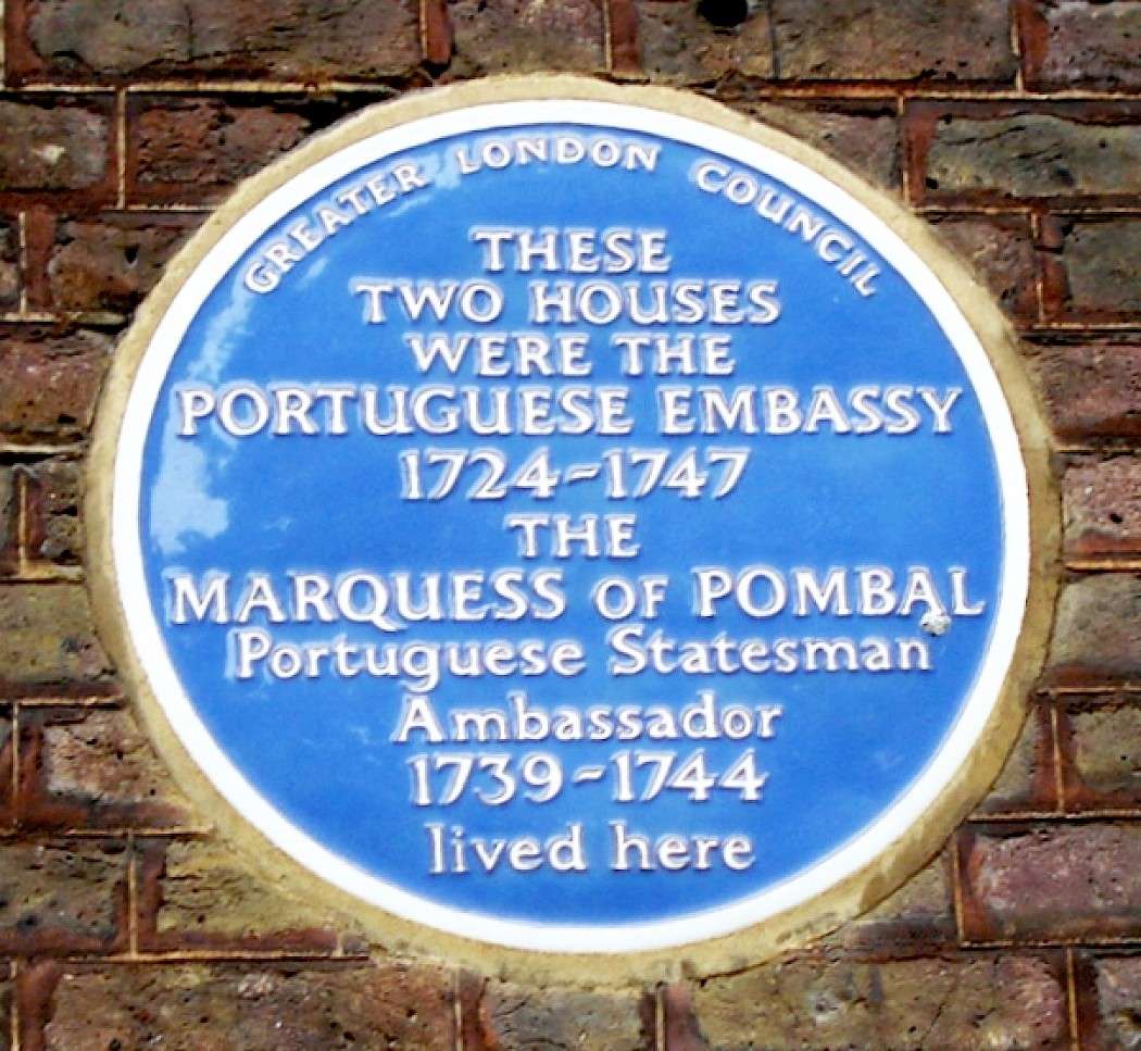 Portuguese Embassy, W1 - Golden Square | Plaques of London